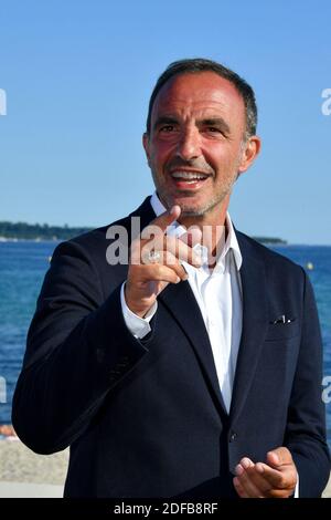 Nikos Aliagas attending the inauguration of his photos exhibition ...