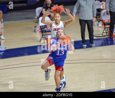 Kansas guard Holly Kersgieter (13) during an NCAA women's basketball ...