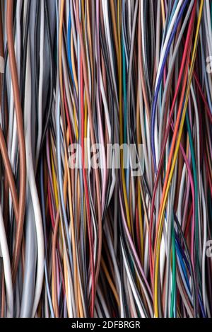 Electrical Wiring Solutions Colorful Cable Wiring Stock Photo - Alamy