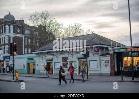 Streatham Hill Station along Streatham High Road on the 13th November ...