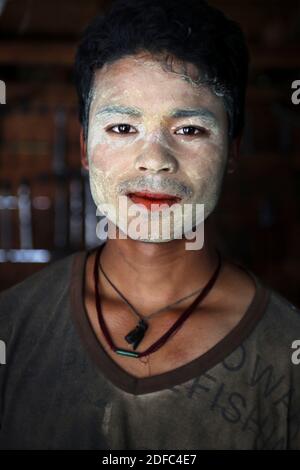 Young Man Smiling, Yangon, Myanmar (Burma Stock Photo - Alamy