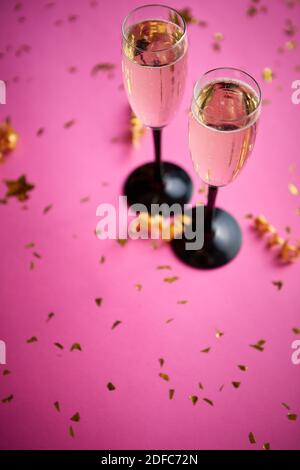 Sparkling Christmas 2019 background with golden and white decor Stock ...