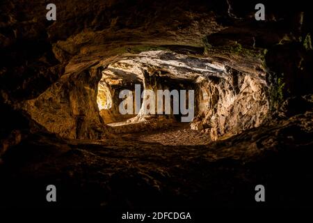 Greece, Crete, Acroterra, Stavros, Lera cave Stock Photo - Alamy