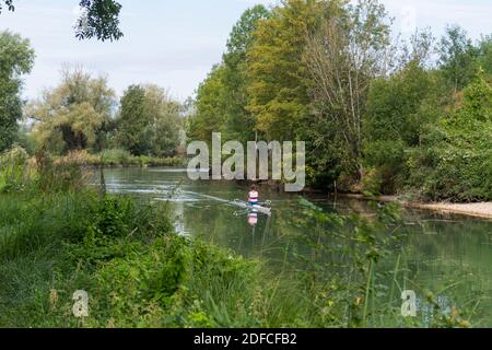 France, Meuse, Meuse river southern of Verdun, area of Belleray Stock ...
