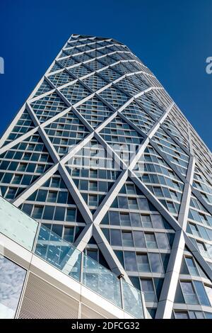 The Newfoundland Residential Building, Canary Wharf, London, UK Stock ...