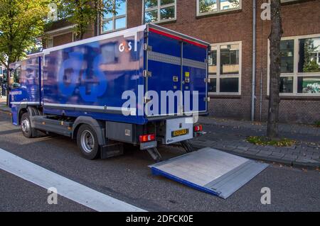 Coin Transport Truck From The G4S Security Company At Amsterdam The ...