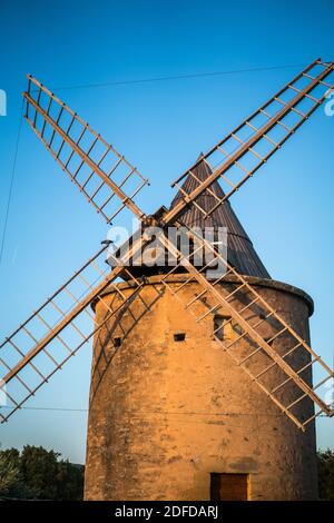 Windmill at Goult Stock Photo - Alamy