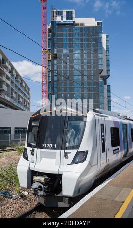 Class 717 Desiro City train in Great Northern livery at a station on ...