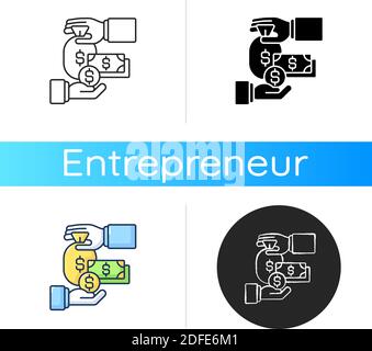 payroll salary accounting payment wages money calculator icon symbol ...