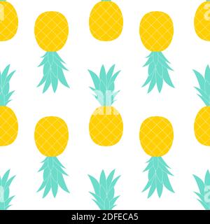 Paneapple Seamless Pattern Background. Vector Illustration EPS10 Stock ...
