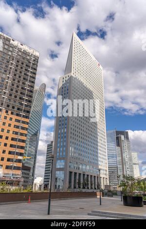 The Egee Tower (Tour Égée) in La Defense, head office of Elior, Paris, France Stock Photo - Alamy