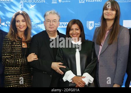 Elsa Zylberstein, Dominque Besnehard, Anne Hidalgo and Clara Luciani ...