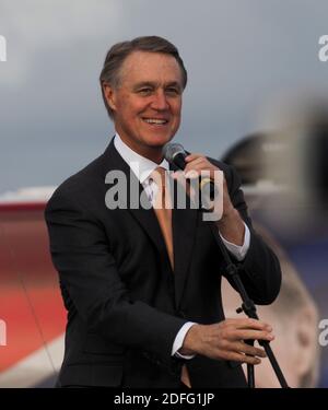 Savannah, Georgia, USA. 4th Dec, 2020. An attendee at the Defend the ...