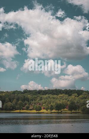 Evens Lake, in Loch Sheldrake, New York Stock Photo - Alamy