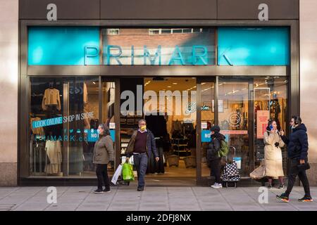 Primark shop / store on two levels of the Queensgate Centre, with ...