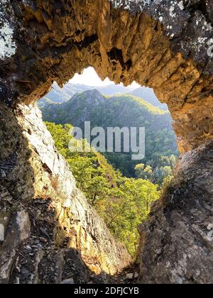 Aerial View of wine village Altenahr and its castle, Moselle region ...