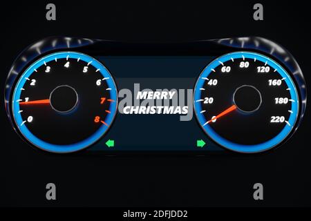 close up Instrument automobile panel with speedometer Stock Photo - Alamy