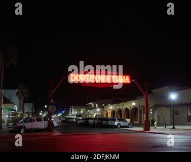 Downtown Yuma sign. Yuma, Arizona, USA Stock Photo - Alamy