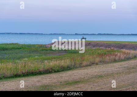 Sunset view over lake Colac in Australia Stock Photo - Alamy