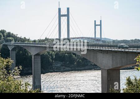 High coast bridge Sweden, Stenungsund Stock Photo - Alamy