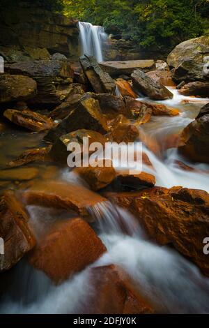 Douglas Falls, West Virginia Stock Photo - Alamy