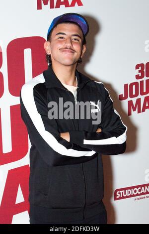 Riadh Belaiche aka Just Riadh attend the '30 Jours Max' premiere at UGC ...