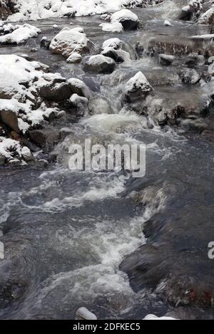 Börzsöny mountain in winter, North Hungarian Mountains, Pilsengebirge ...