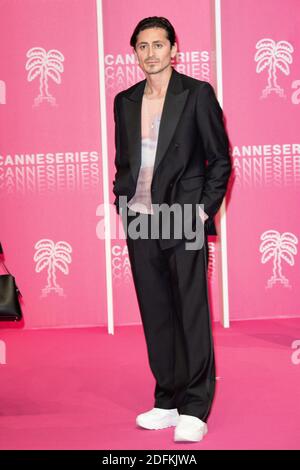 Alexej Manvelov arrives on the pink carpet during the 3rd Canneseries ...