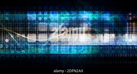 Futuristic Technology Portal with Digital Disruptive Technologies Stock ...