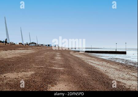 The sandy beach at Southend on Sea Essex GB UK Stock Photo - Alamy