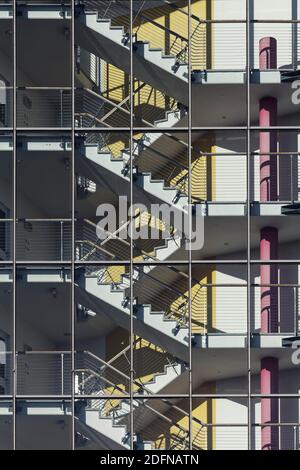 Stair rise in the high-rise building five months after the 22 July ...