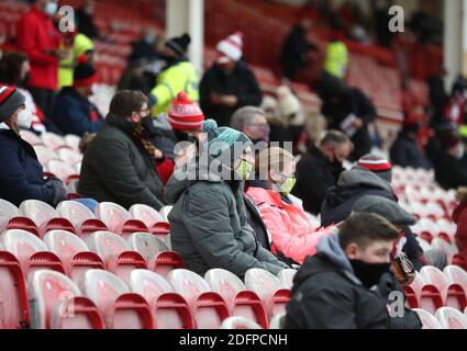 Socially distanced fans in the stands before the Sky Bet Championship ...