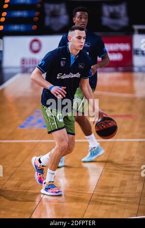 Bilbao, Basque Country, SPAIN. 6th Dec, 2020. Movistar Estudiantes ...
