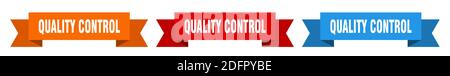 quality control paper peeler sign set. quality control sticker Stock ...