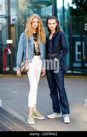 Street style, models Felice Nova Noordhoff, Rolf Schrader, Rayssa ...