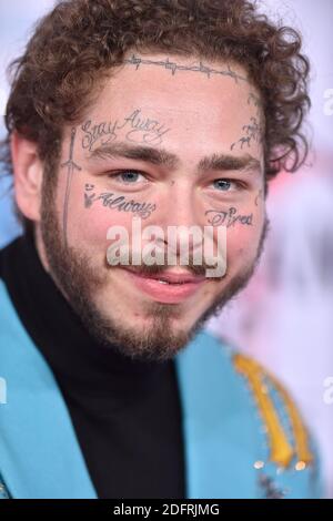 Post Malone attends the 2018 American Music Awards at Microsoft Theater ...