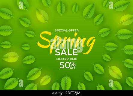 Natural Light Spring Sale Background. Vector Illustration Stock Vector ...