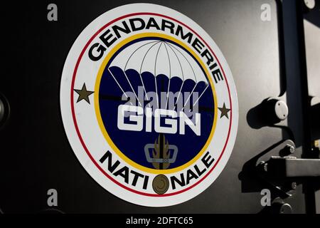 The headquarters of French National Gendarmerie Intervention Group ...