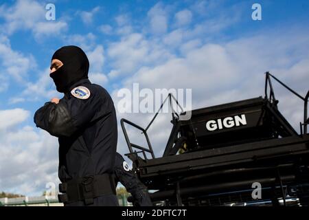 The headquarters of French National Gendarmerie Intervention Group ...