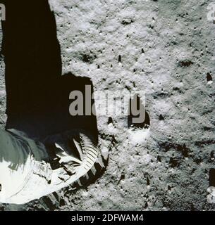 Apollo astronaut moon boots. These are part of a display at the Science ...