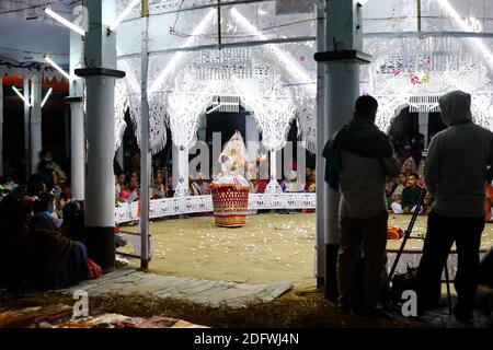 Raas Lila is part of the traditional story of Hindu God Krishna, where ...