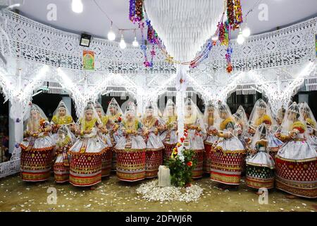 Raas Lila is part of the traditional story of Hindu God Krishna, where ...