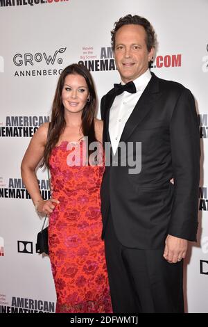 Vince Vaughn and Kyla Vaughn attend the 32nd American Cinematheque ...