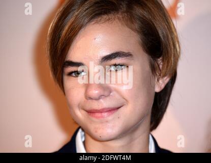 Ryan McLennan attending the Mia Et Le Lion Blanc Premiere in Paris ...