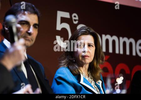 Sophie Bellon, president of Sodexo during the "5th Economy Summit ...