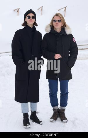 Charlotte Le Bon and Alex Lutz attending the 10th Les Arcs Film ...