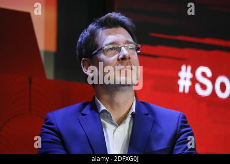 Pascal Canfin speaking in the Economy Summit at the Palais de Tokyo ...