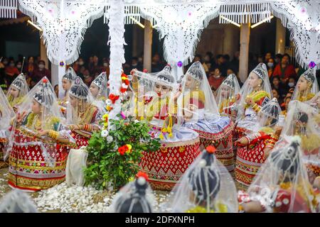 Raas Lila is part of the traditional story of Hindu God Krishna, where ...