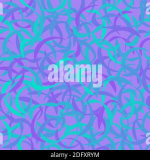 Wavy lines, colorful print for girls and boys, vector abstract seamless ...