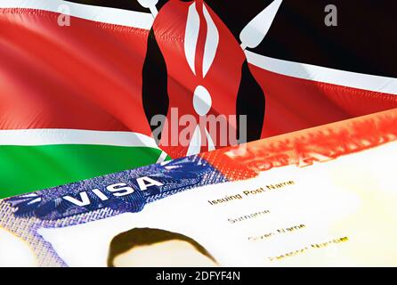 Passport Stamps Kenya Stock Photo - Alamy